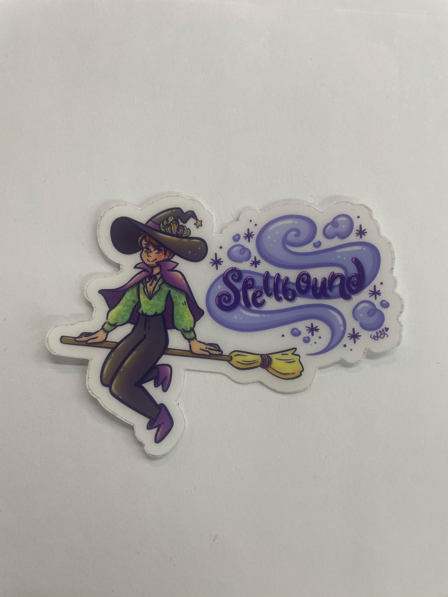 Spellbound Clear Vinyl Sticker | Carlisle Creative Vibes